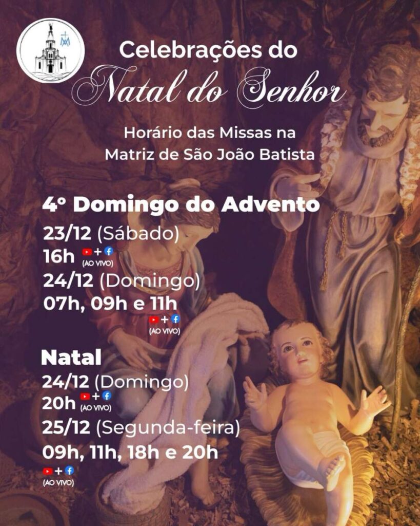 Missa de Natal: confira os horários nas paróquias – Portal da Diocese ...